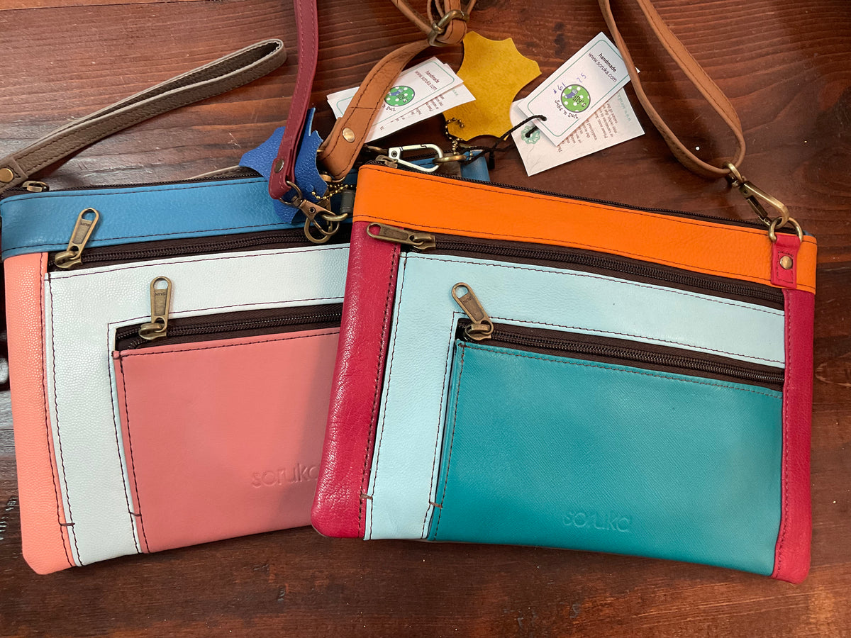 Soruka Truly Plain Leather Crossbody | Jilly's Socks 'n Such