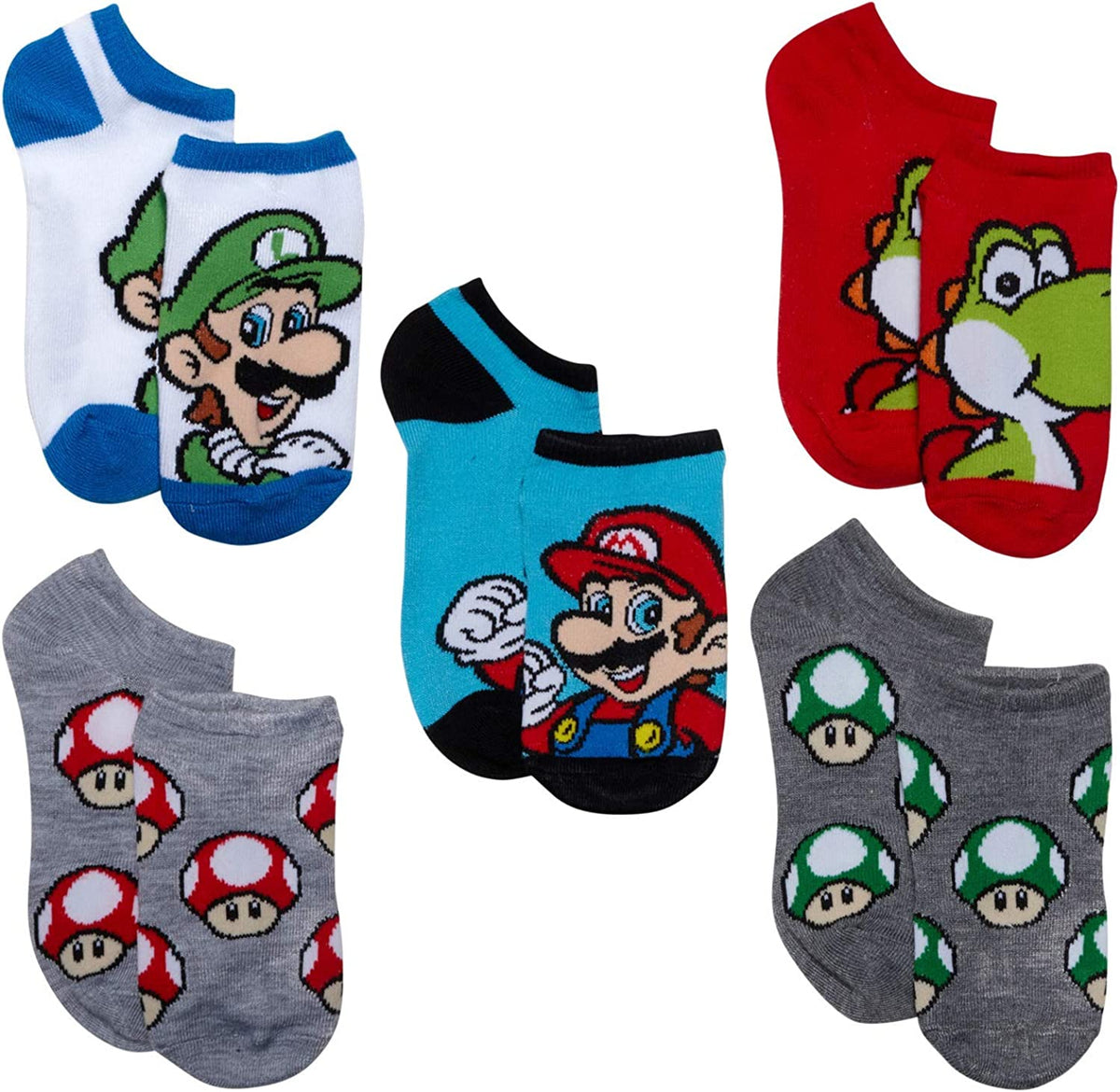 Kids Super Mario Socks | Jilly's Socks 'n Such