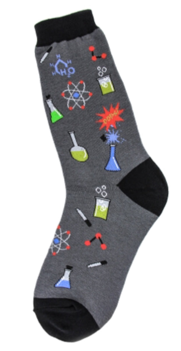 Women’s Science Rules-Chemistry Socks | Jilly's Socks 'n Such